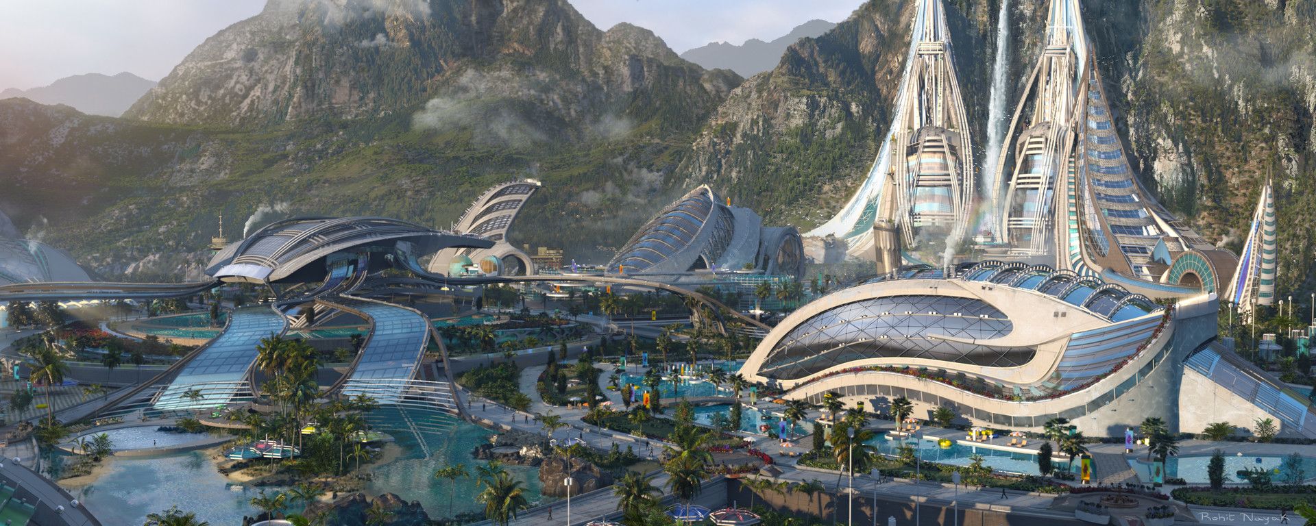 Futuristic Resort by Rohit Nayak | Scrolller