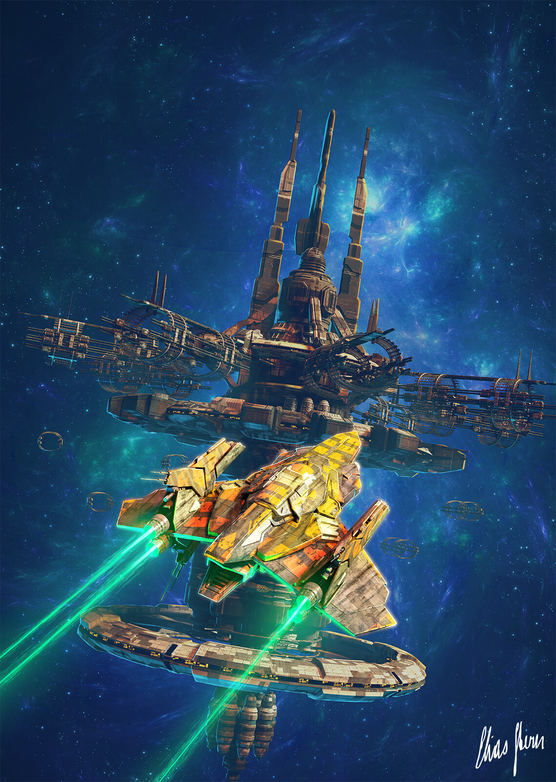 Galactic Encounters, Elias Stern | Scrolller