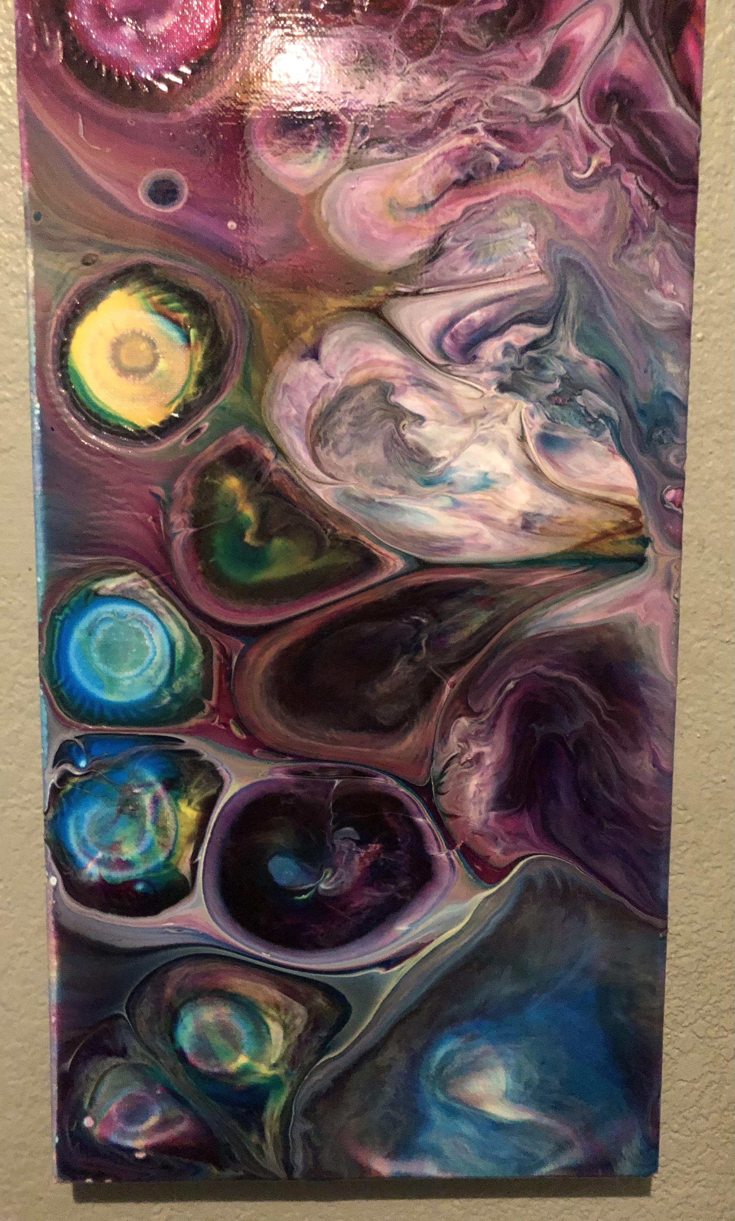 Galaxies, me, liquid acrylic, 2020 | Scrolller