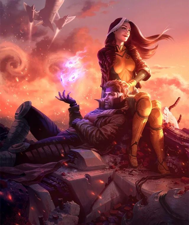 Gambit & Rogue by Fabian Schlaga | Scrolller