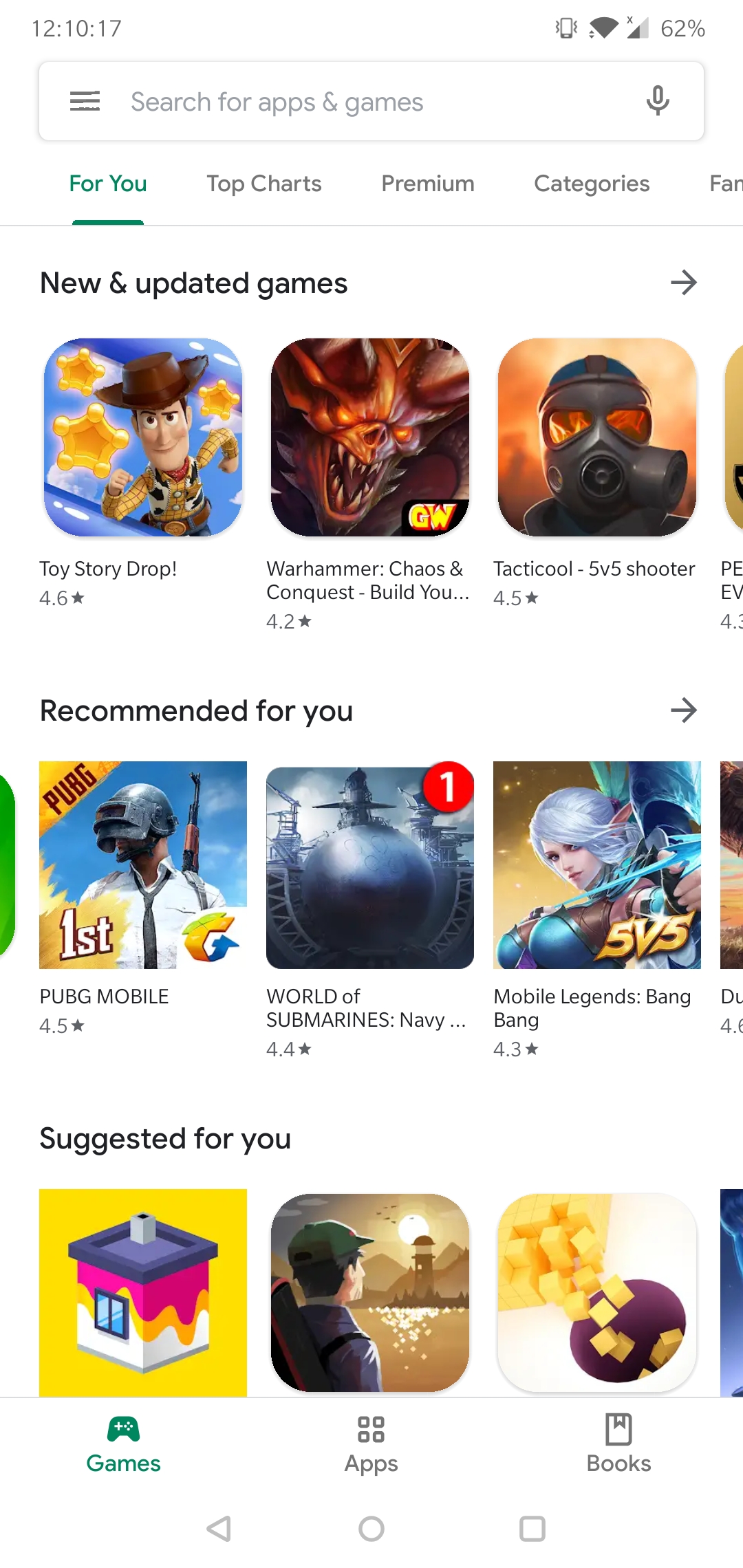 Games on play store having a fake notification | Scrolller