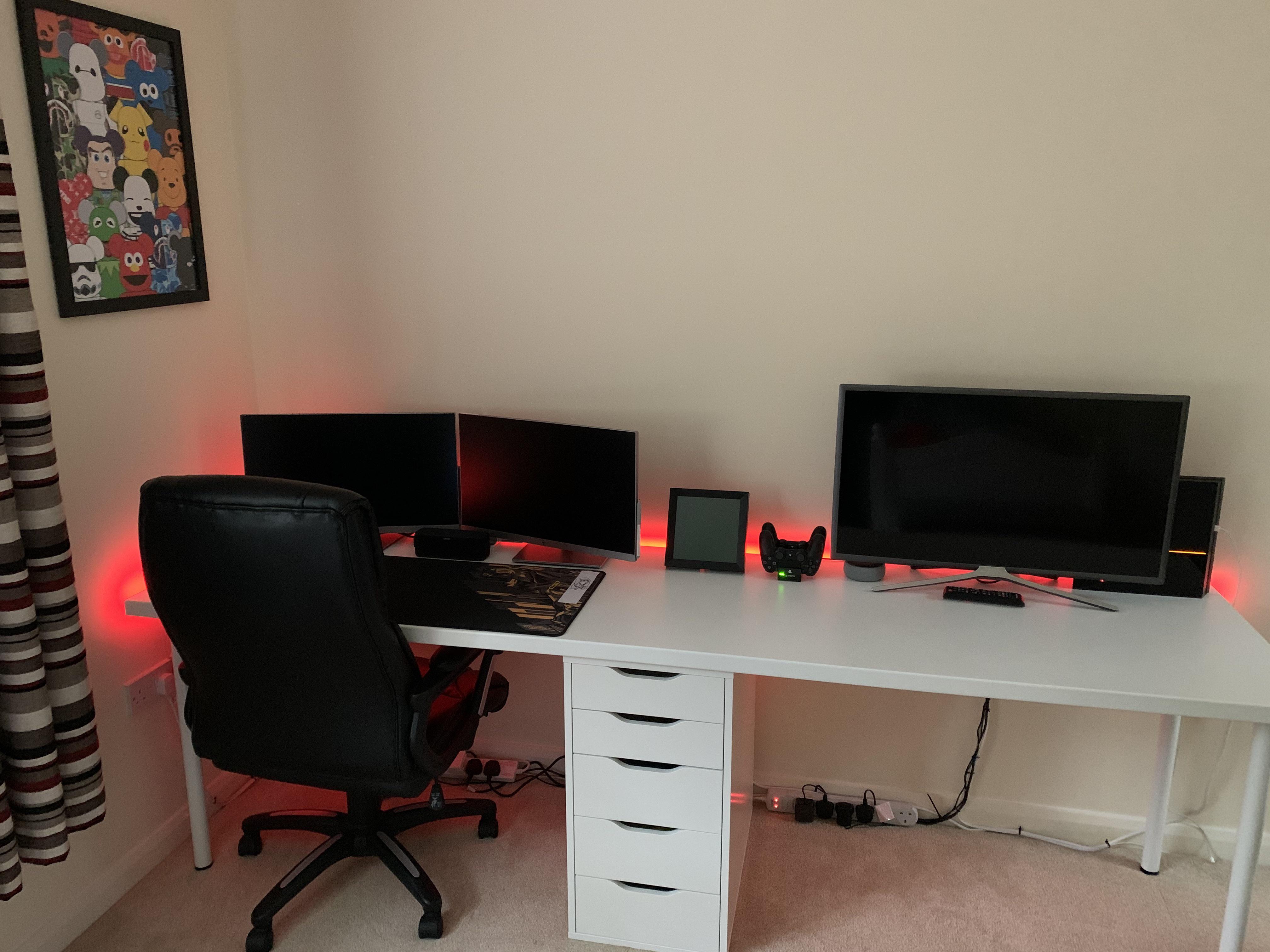 Gaming Setup - IKEA hack work in progress | Scrolller