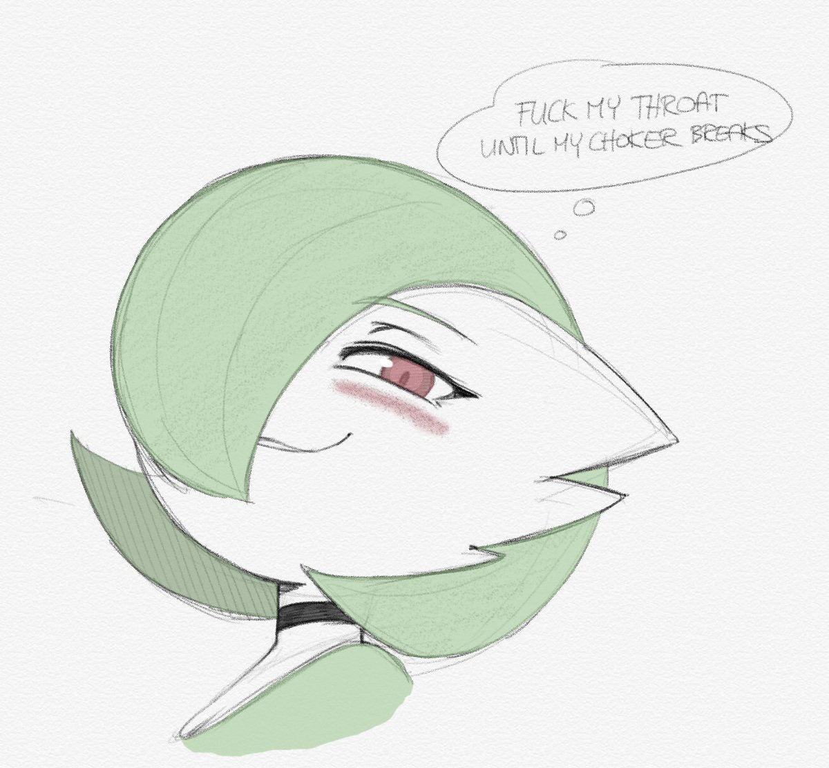 Gardevoir wants you to throatfuck her until her choker breaks | Scrolller
