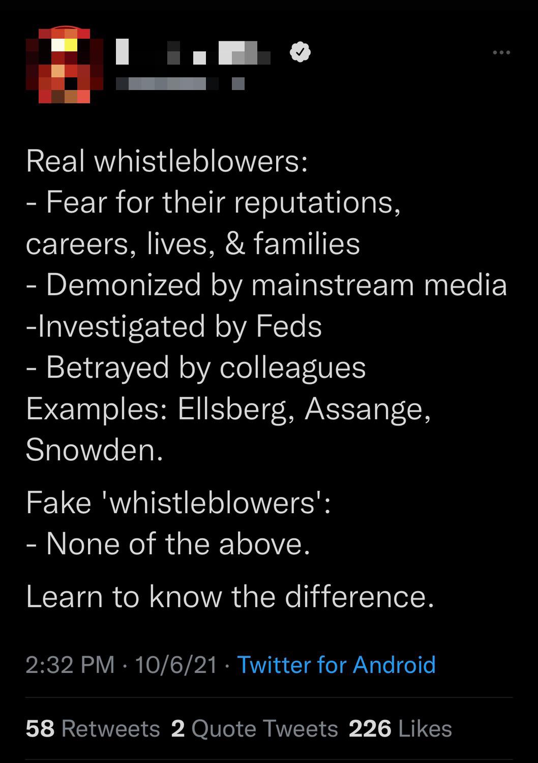 Gatekeeping….whistleblowers…? | Scrolller