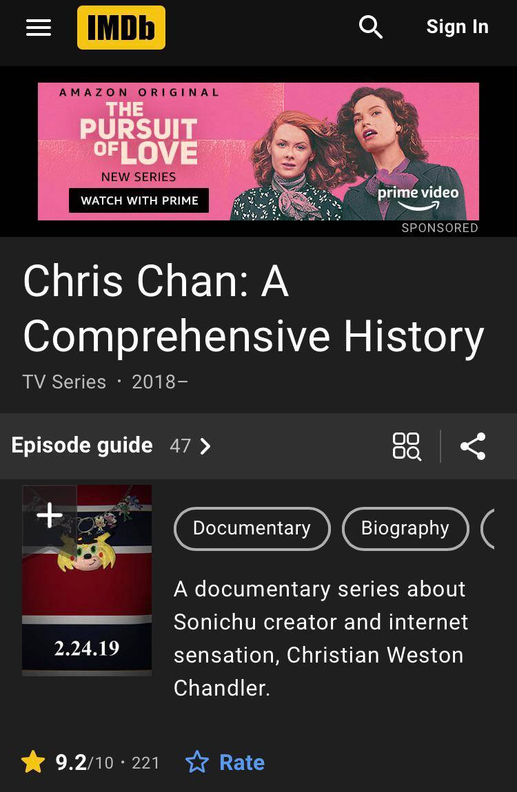 Genosamuel’s Documentary is on IMDB with a rating of 9! | Scrolller