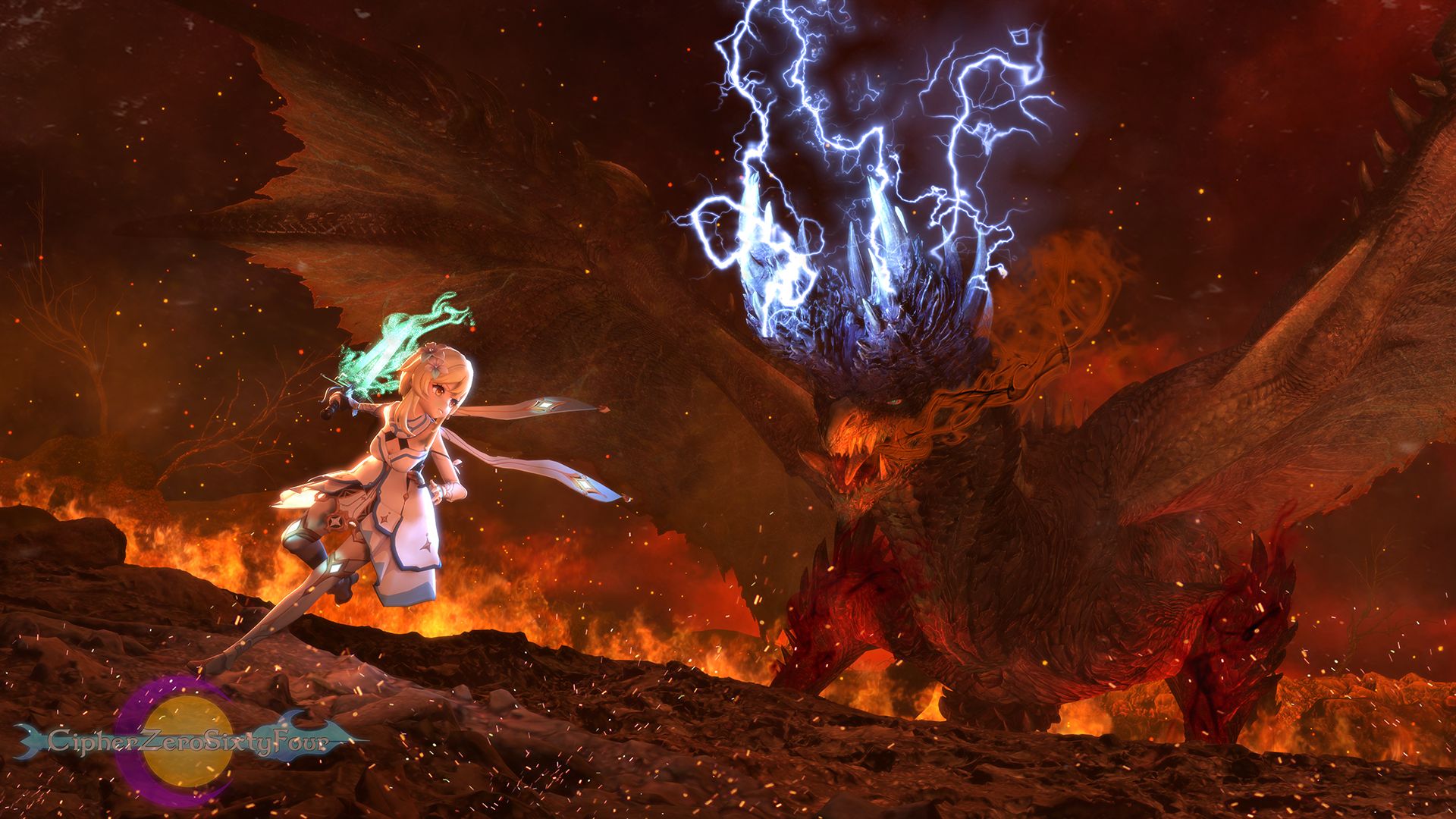 Genshin Impact x Monster Hunter - Lumine vs Alatreon | Scrolller