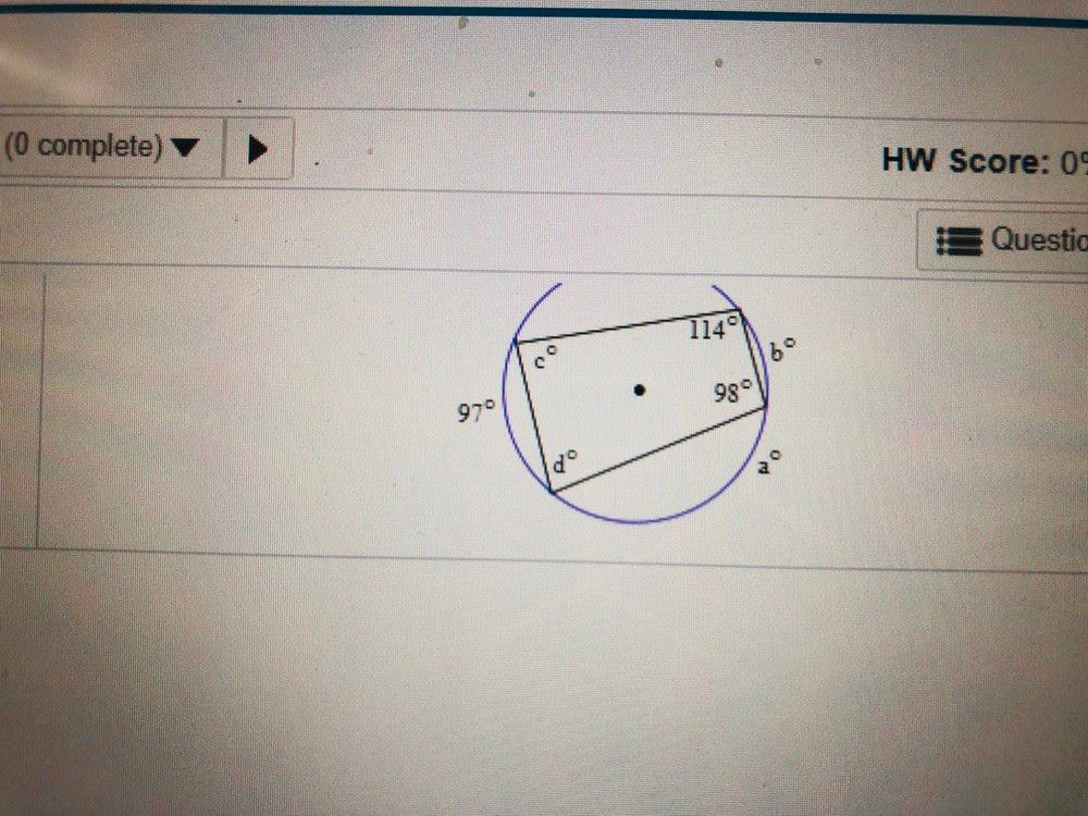Geometry Help Please Thank You Here Is The ion Find The Value 