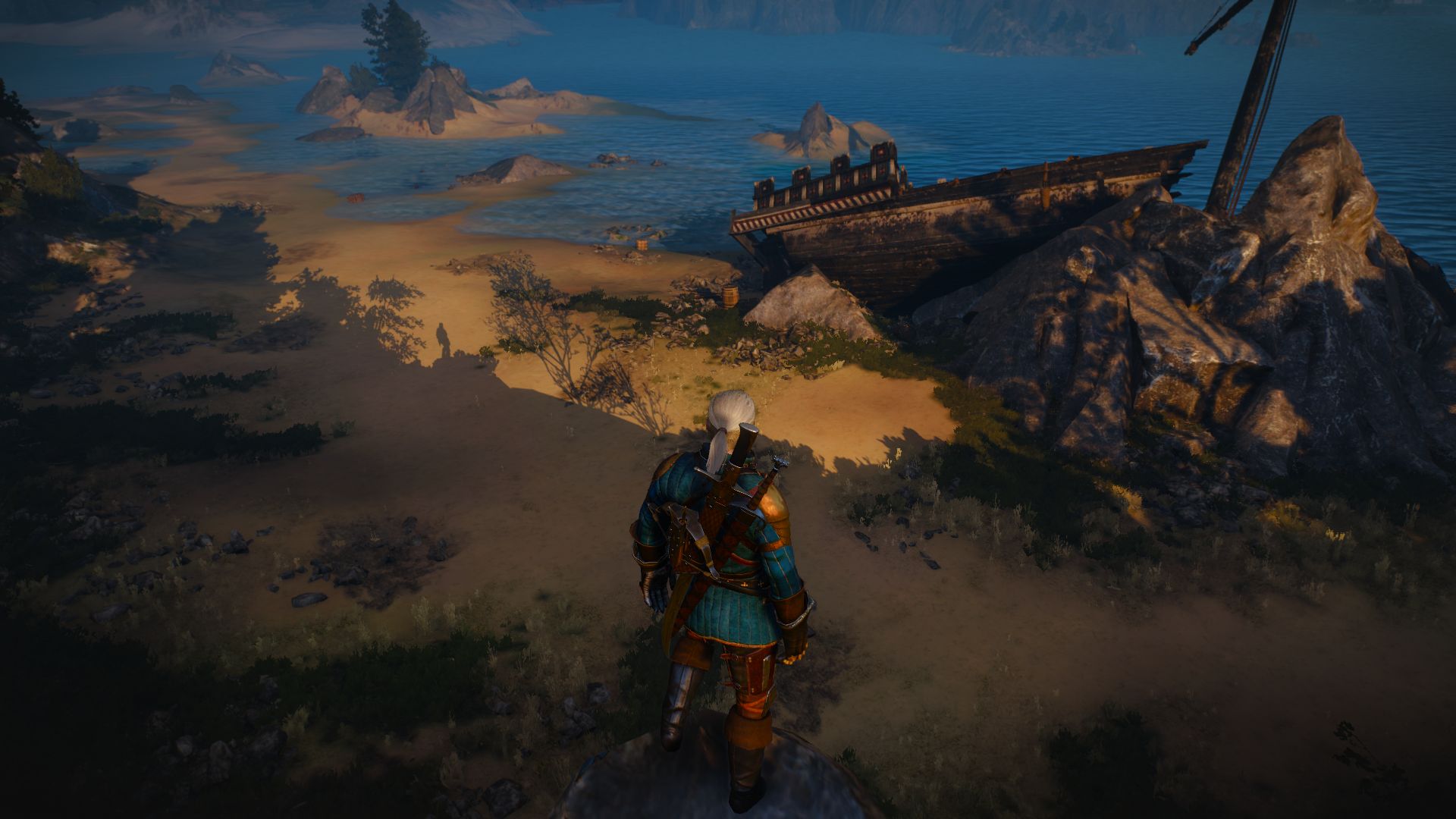 Geralt and his shadow | Scrolller