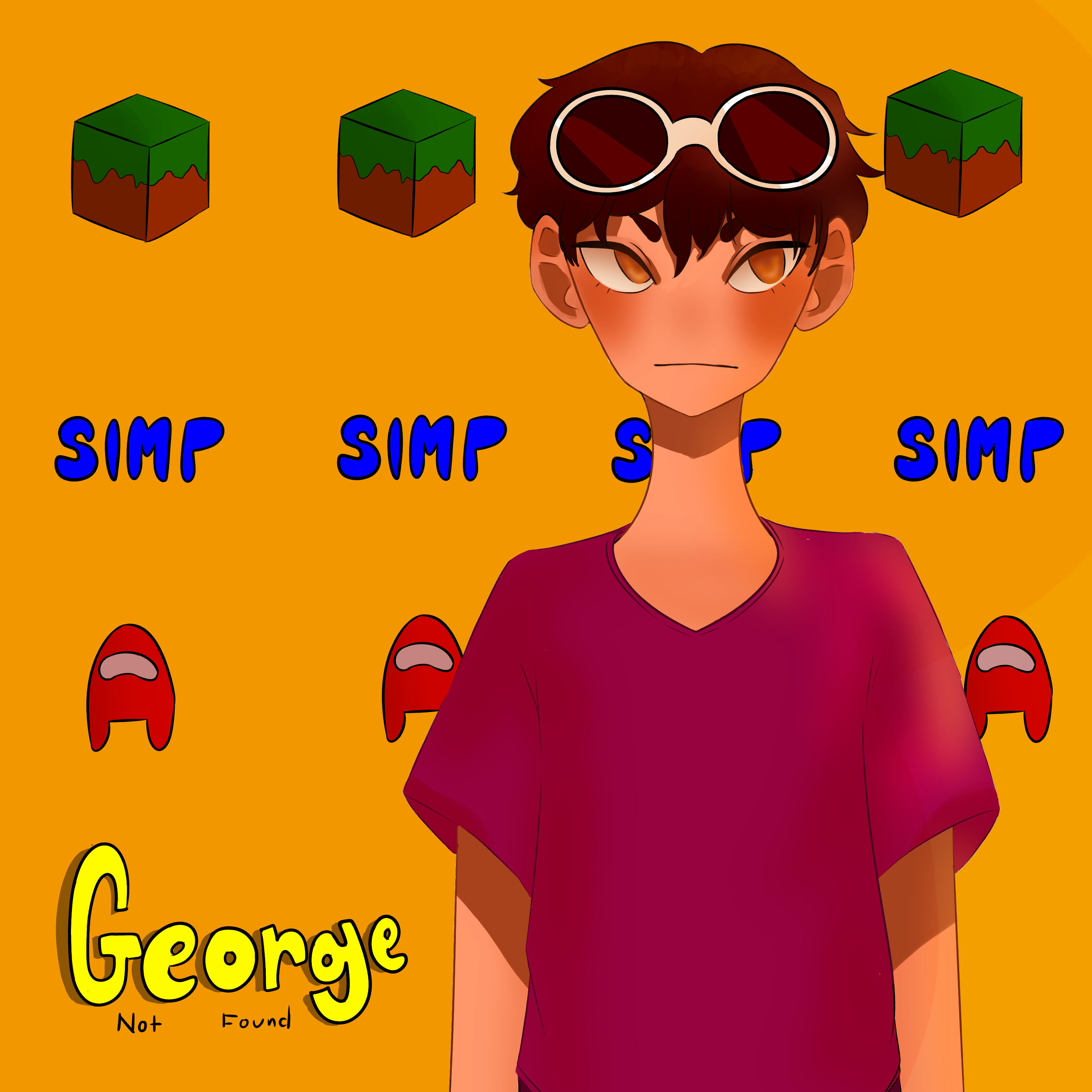 Geroge cant even see this properly r i p | Scrolller