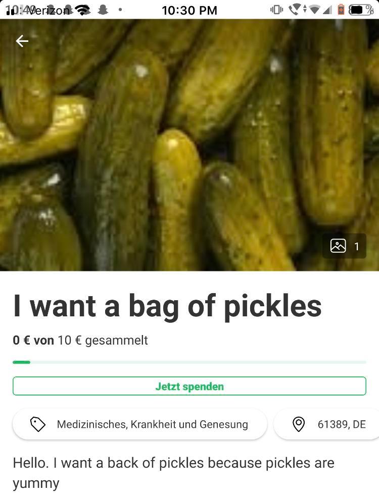 Get this man some pickles | Scrolller