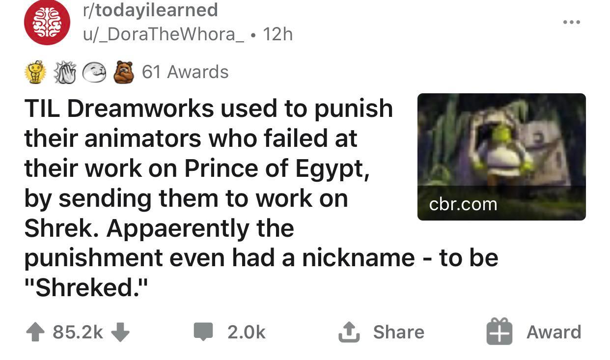 Get Wrecked. Get Shreked. | Scrolller