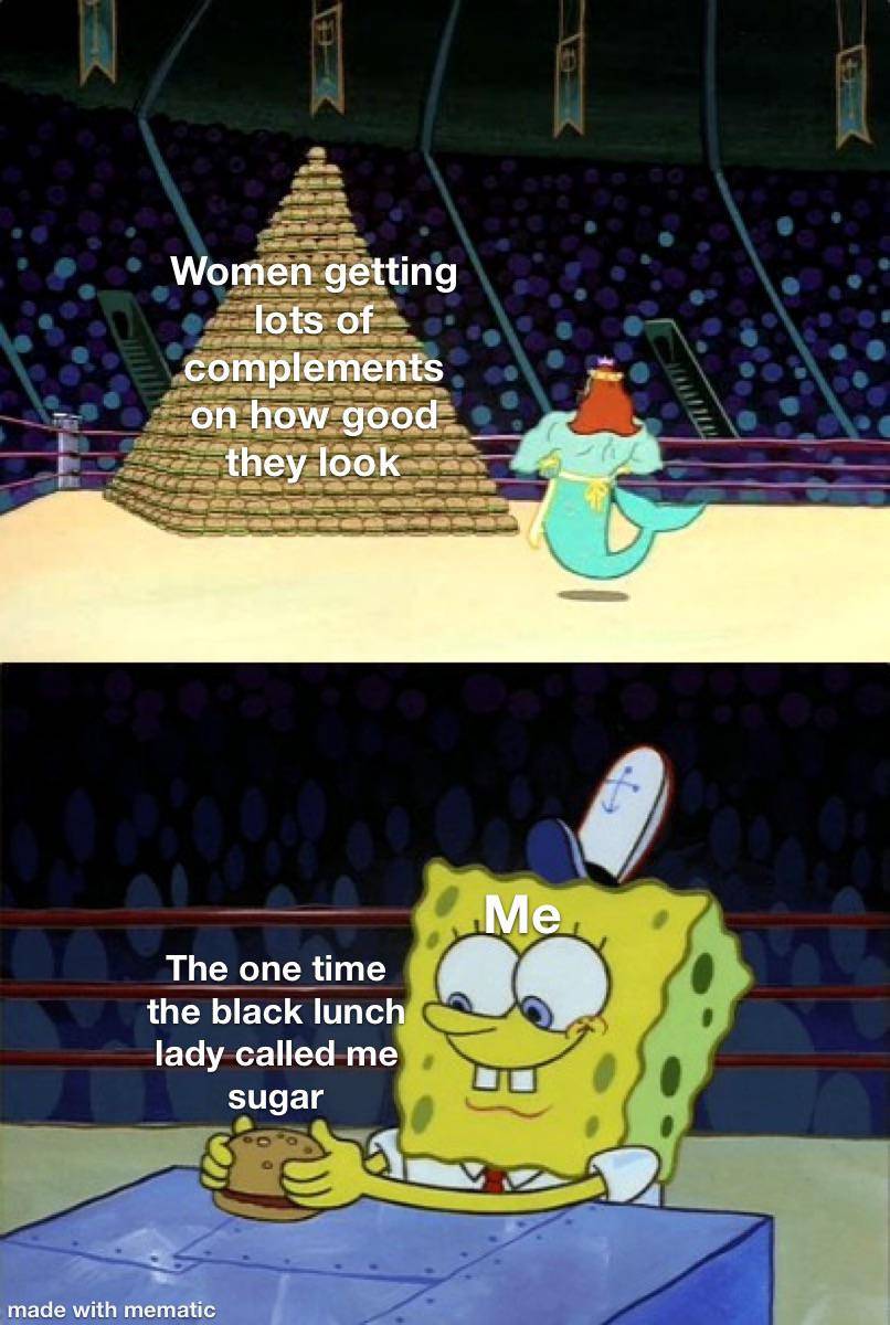 Getting a complement from the lunch lady hits different | Scrolller