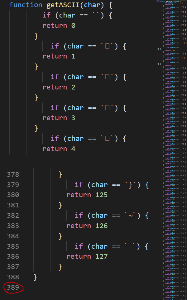 Getting The Ascii Code Of A Character Doesnt Get Easier Than This