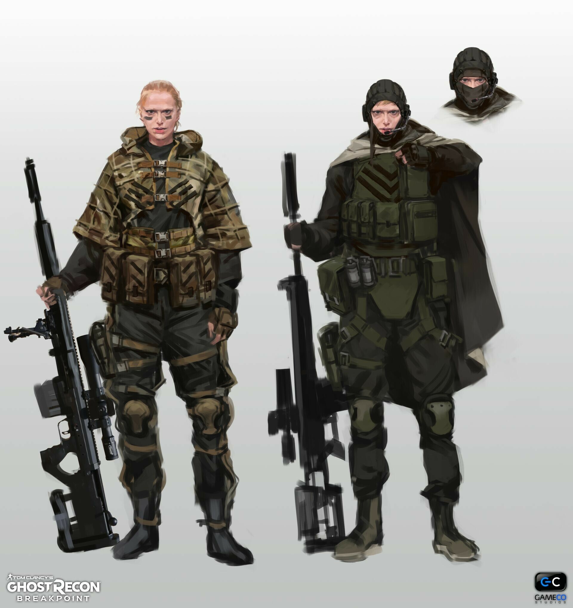 Ghost Recon Breakpoint character concept art - Lucille Rosebud by Miguel Iglesias | Scrolller
