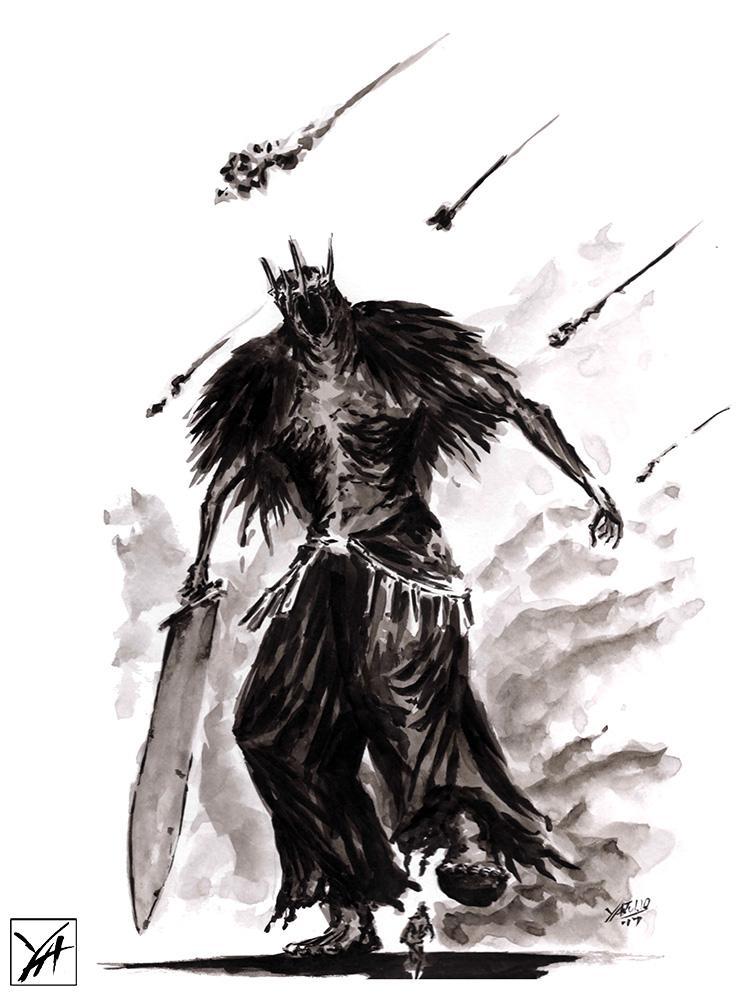 Giant Lord-DarkSouls Inked 2-2017 | Scrolller