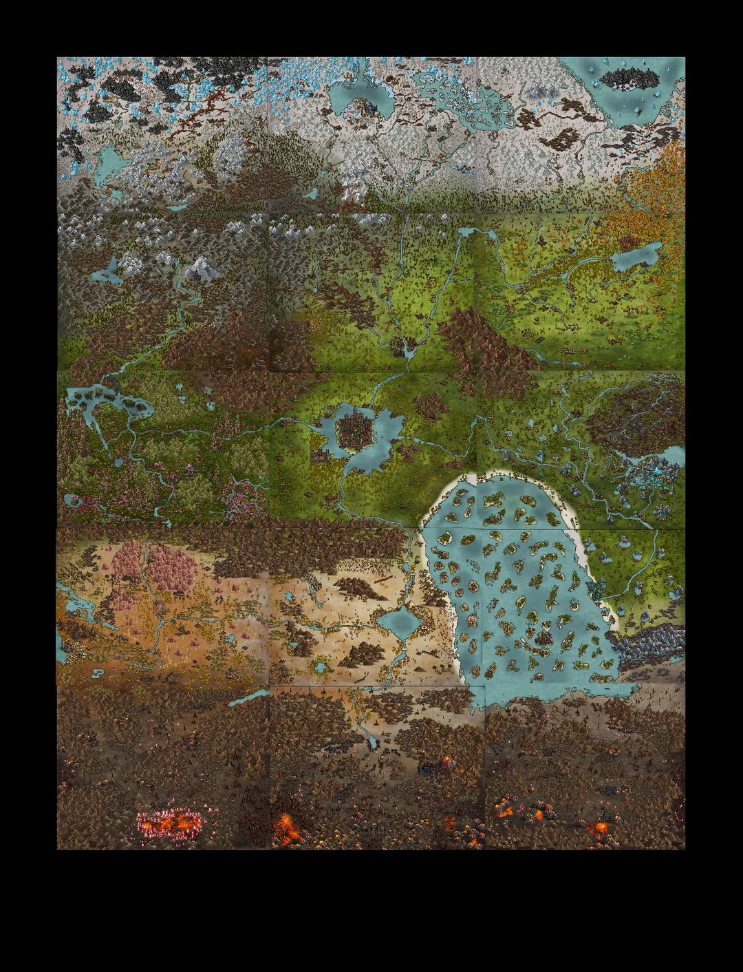 Giant (revamped) map for DnD | Scrolller