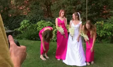 Gif version of an iconic weddings gonewild picture | Scrolller