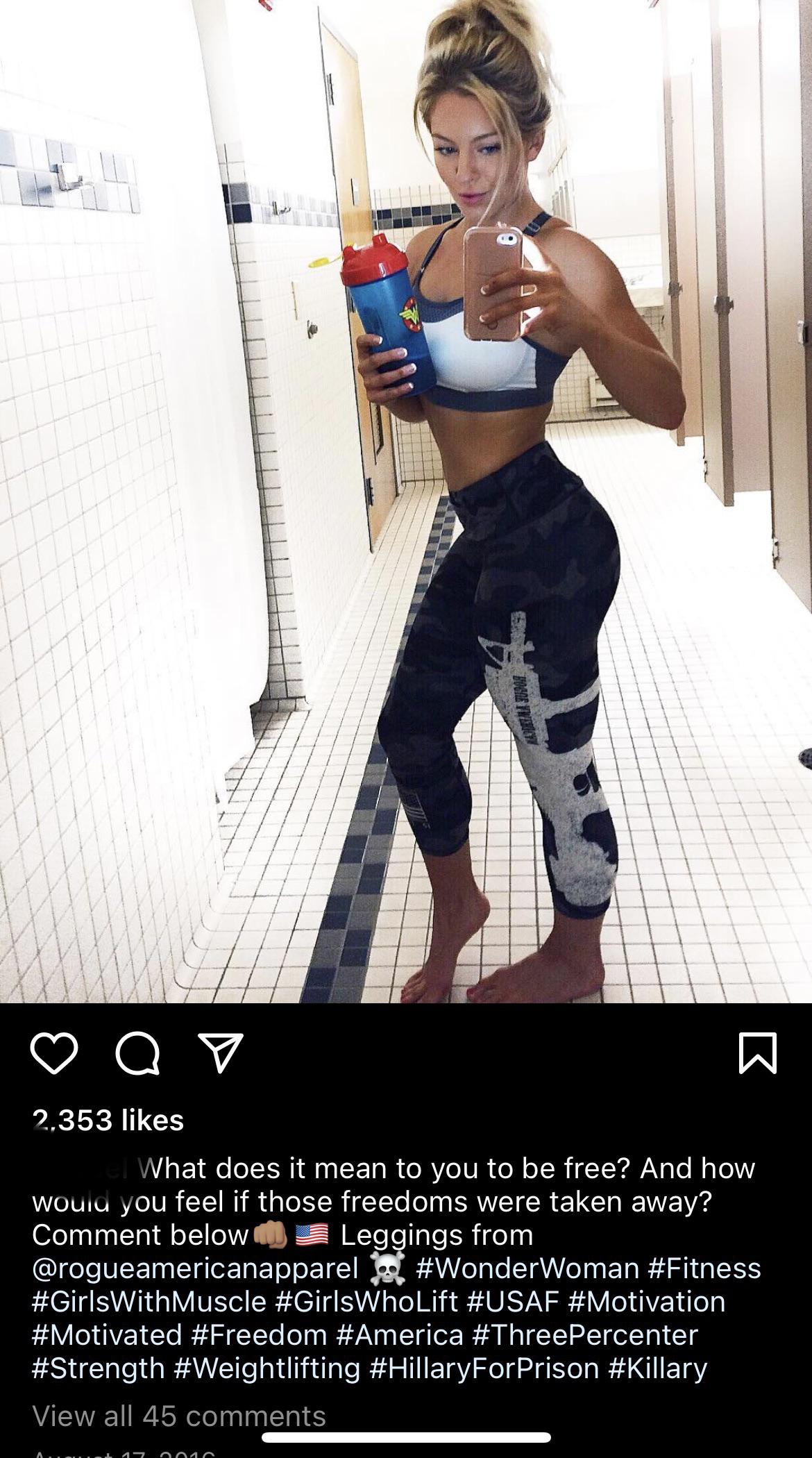 Girl from my hometown thats trying to become a right wing influencer | Scrolller