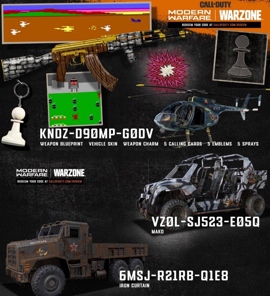 Giving Codes for cod warzone because why not | Scrolller