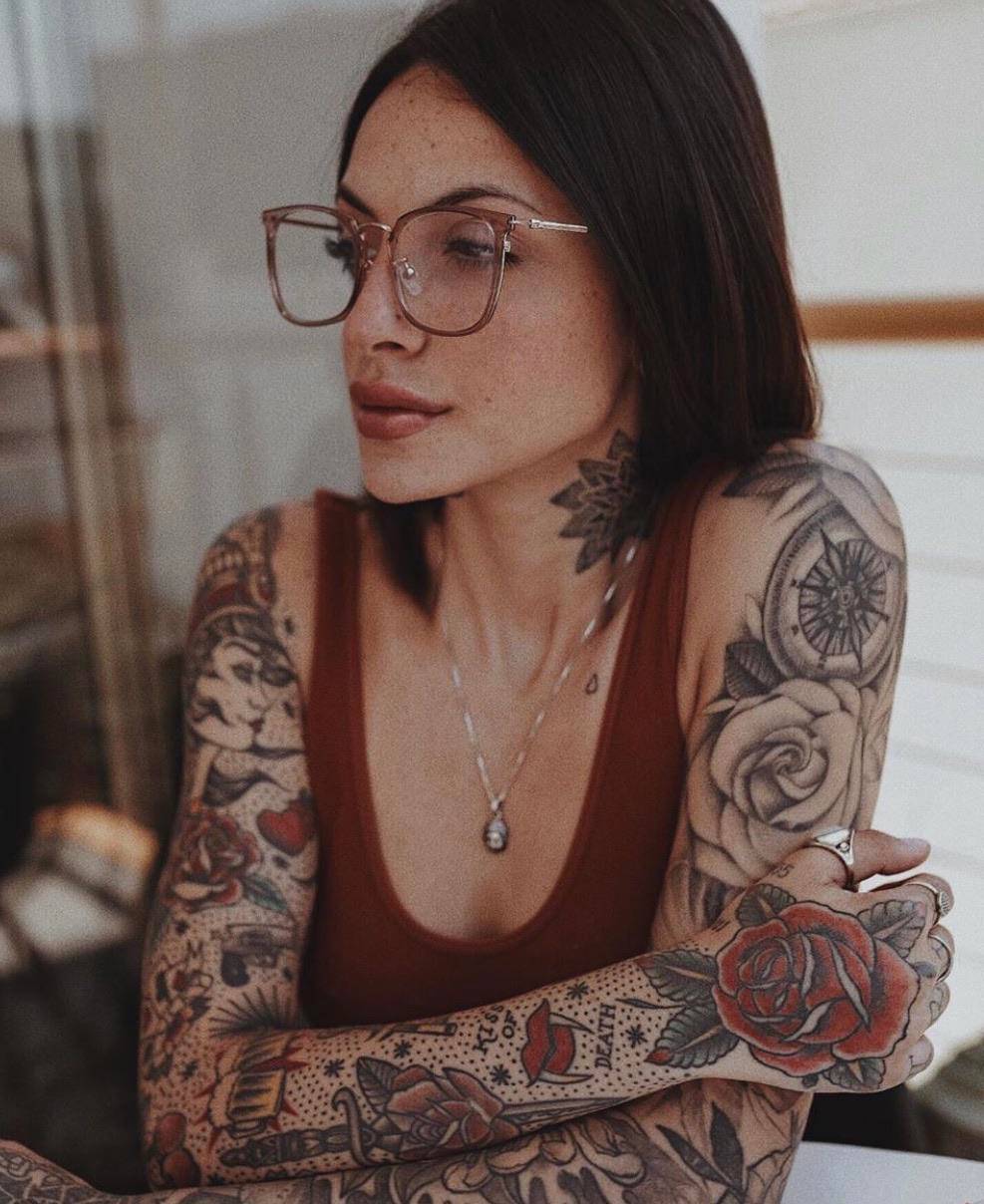 Glasses and Tattoos ️ | Scrolller