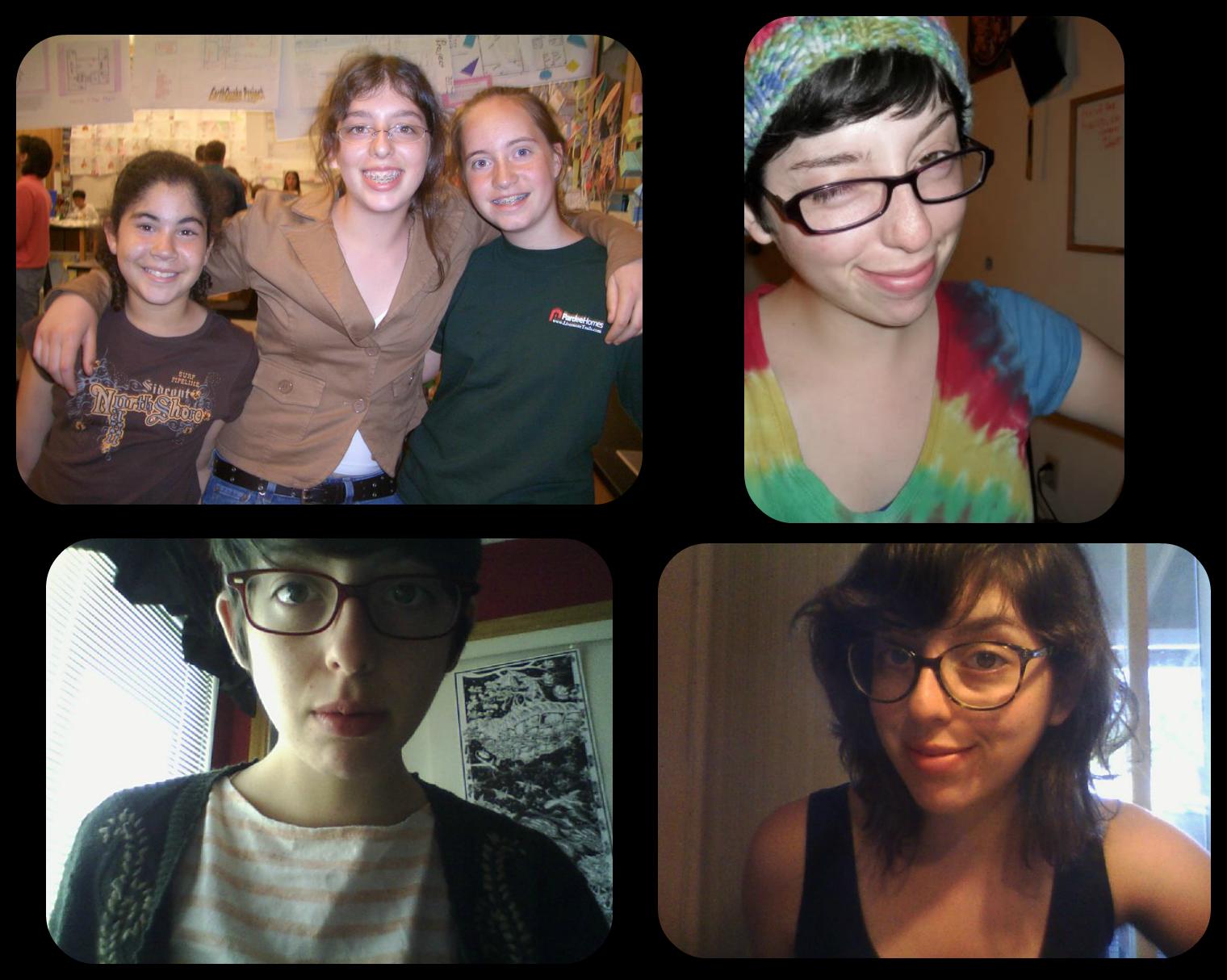 Glasses progression, 13-21 years old. | Scrolller