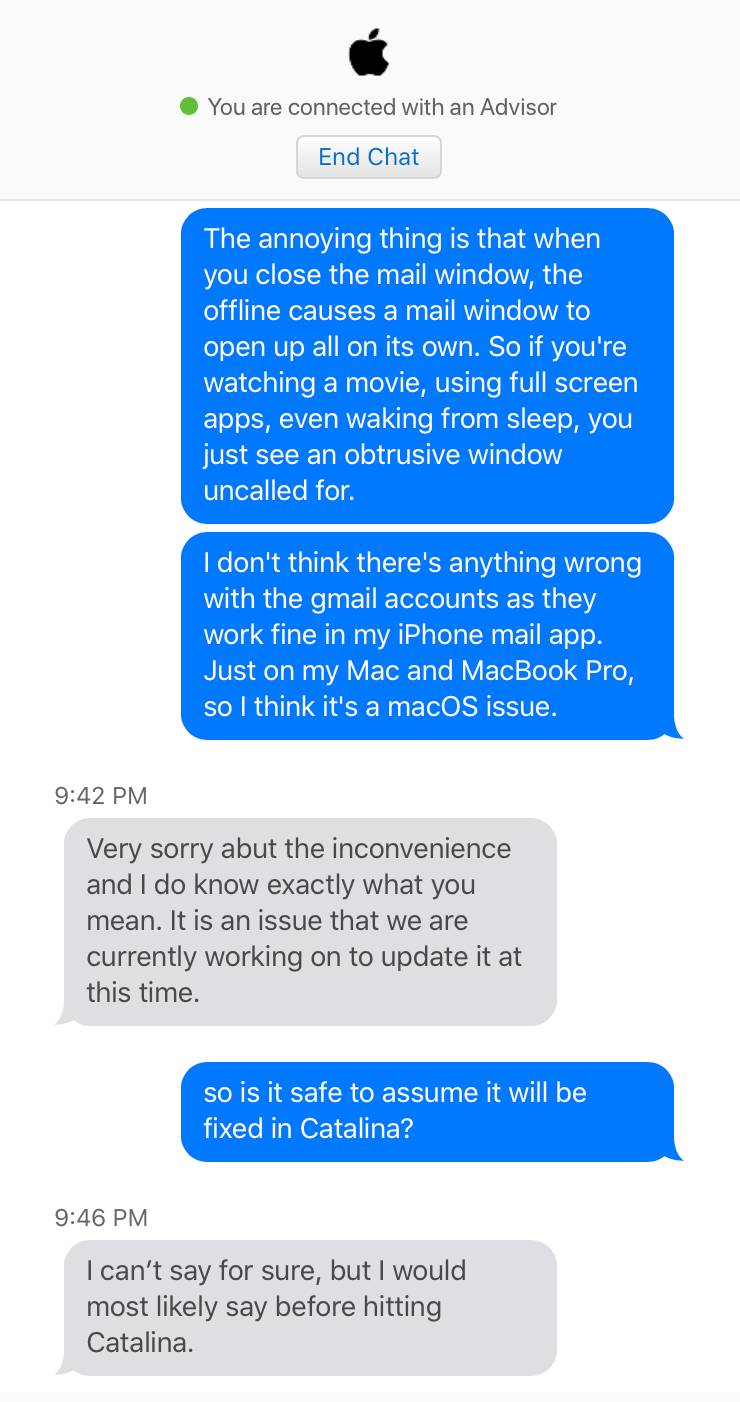 Gmail offline issue in Mail causing random window popups is being fixed ... Gmail offline issue in Mail causing random window popups is being fixed ...