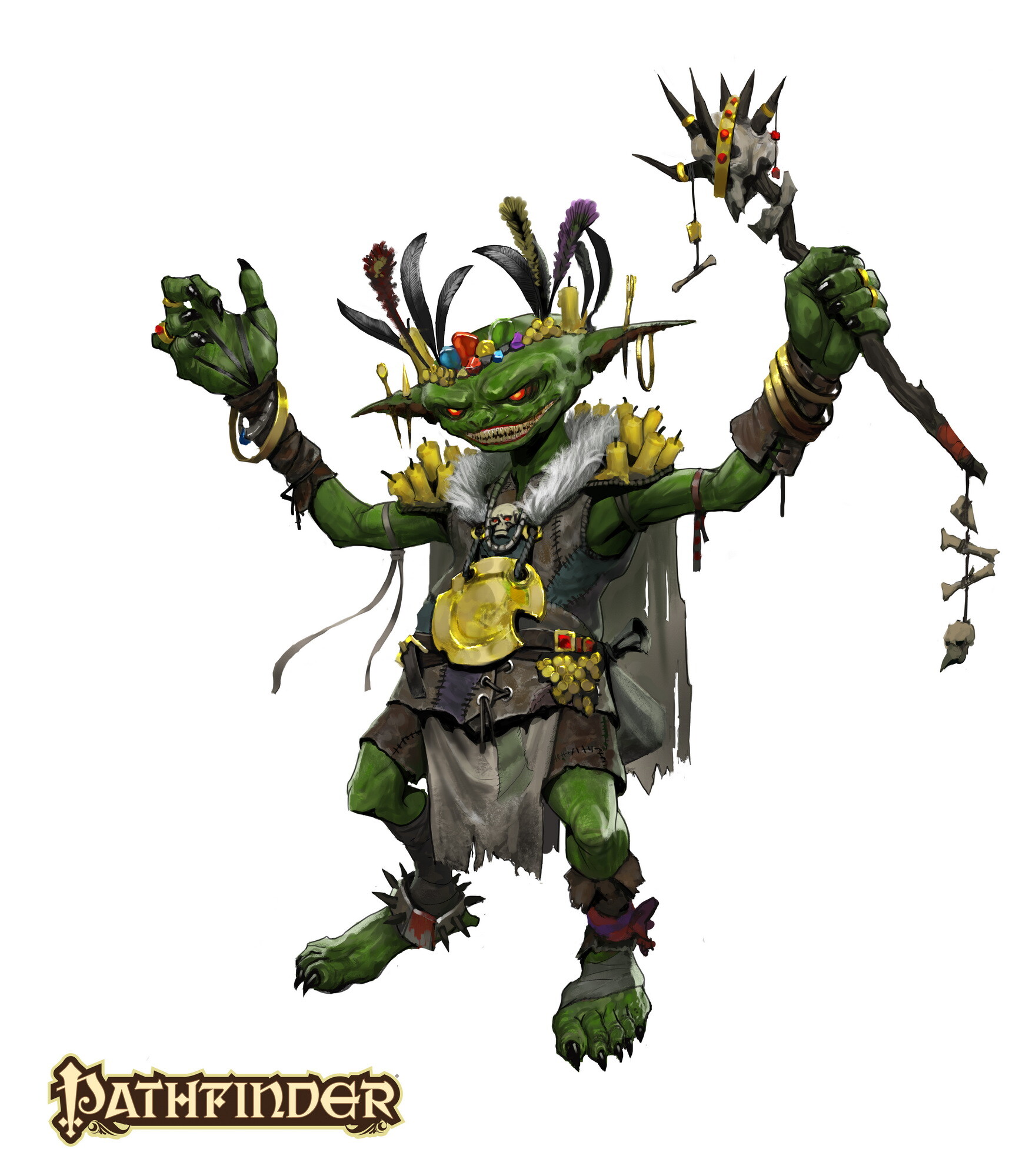 Goblin Chief by Mikhail Palamarchuk | Scrolller