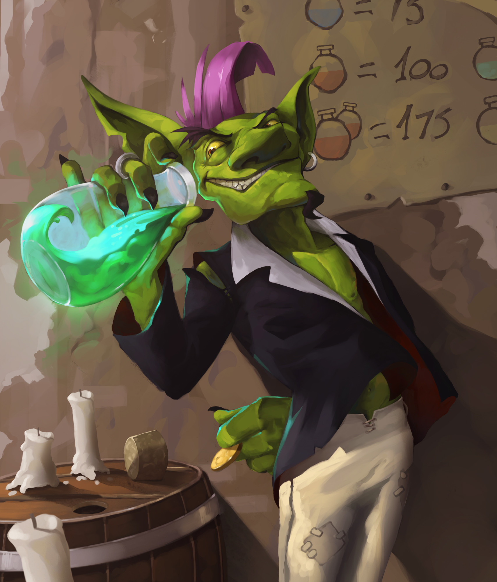 Goblin Merchant by Botos Vlad | Scrolller