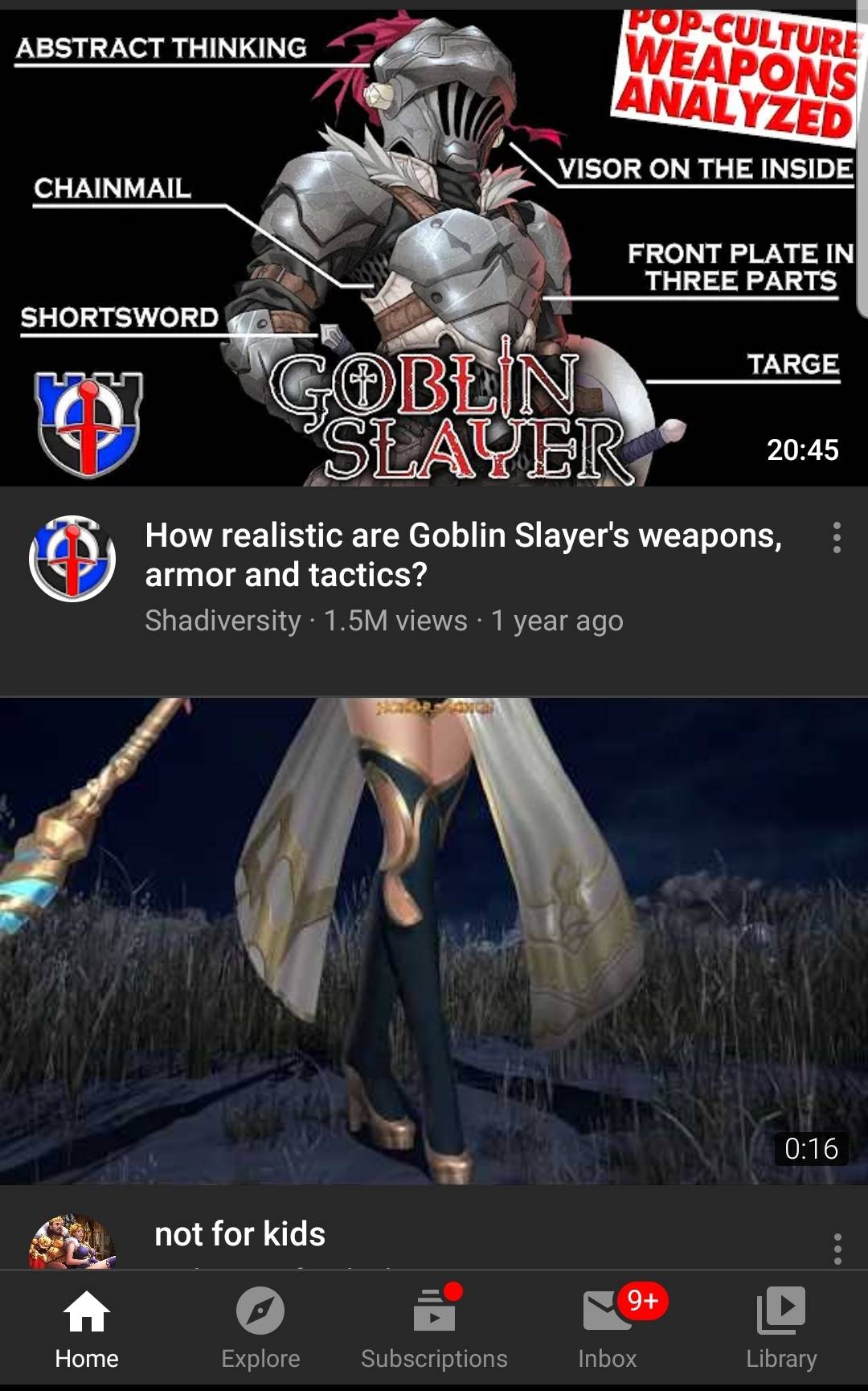 Goblin Slayer looking like a snac | Scrolller