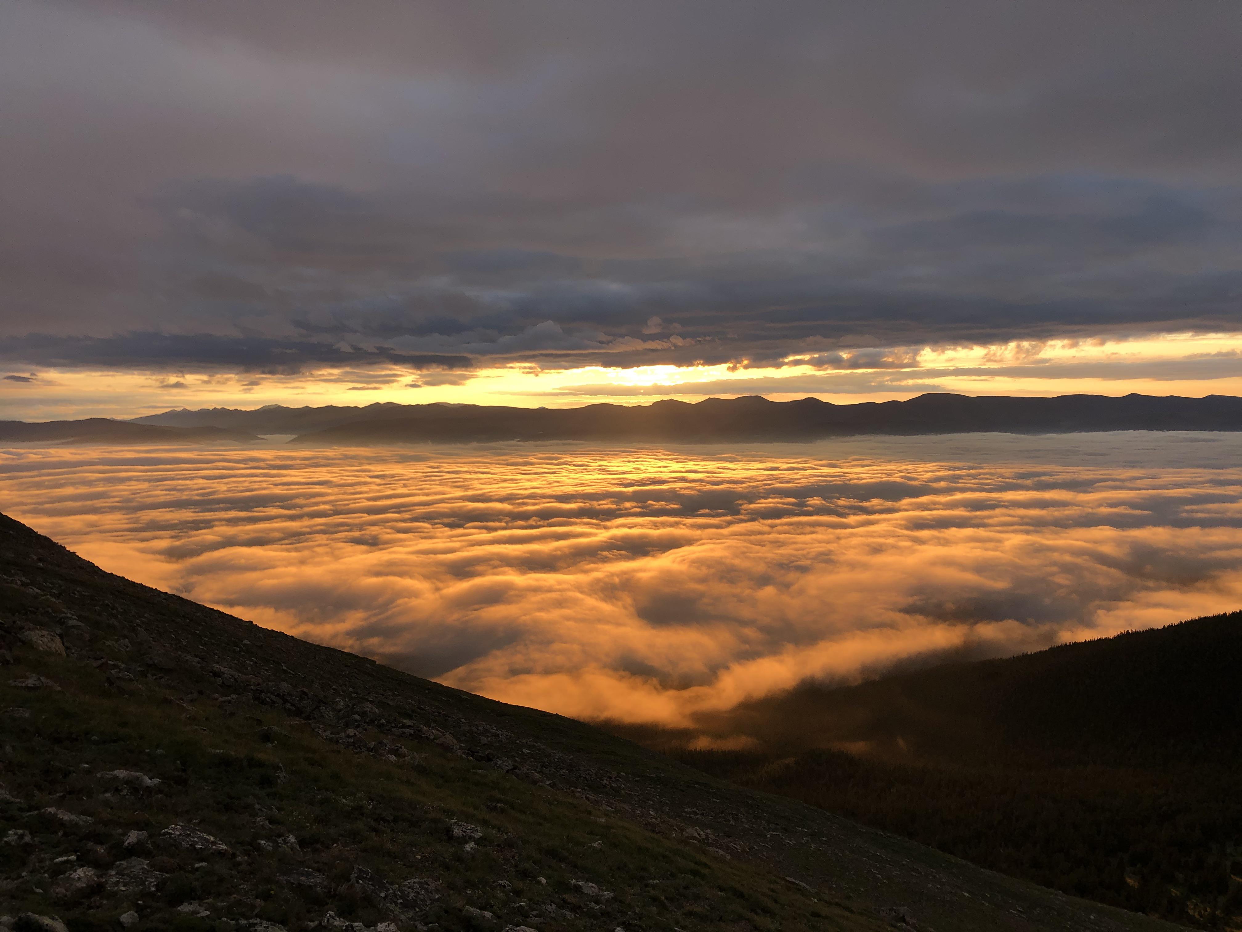 Golden cloud inversion | Scrolller