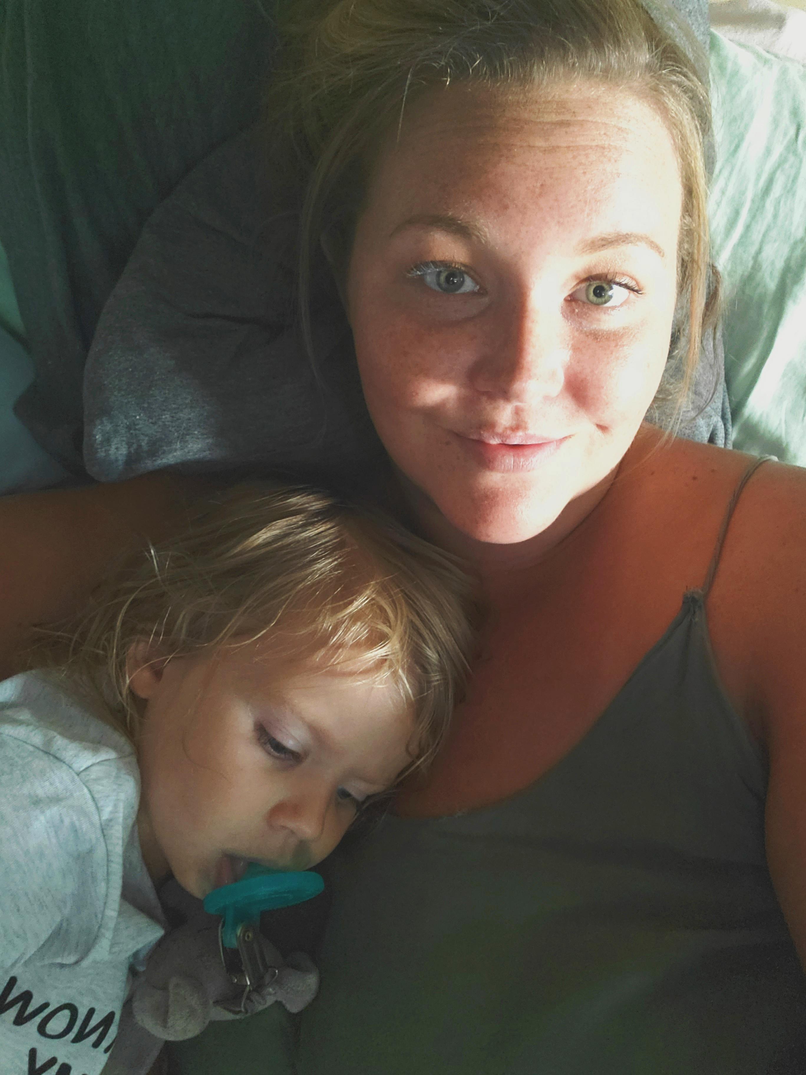 Golden hour... snuggling my daughter. | Scrolller