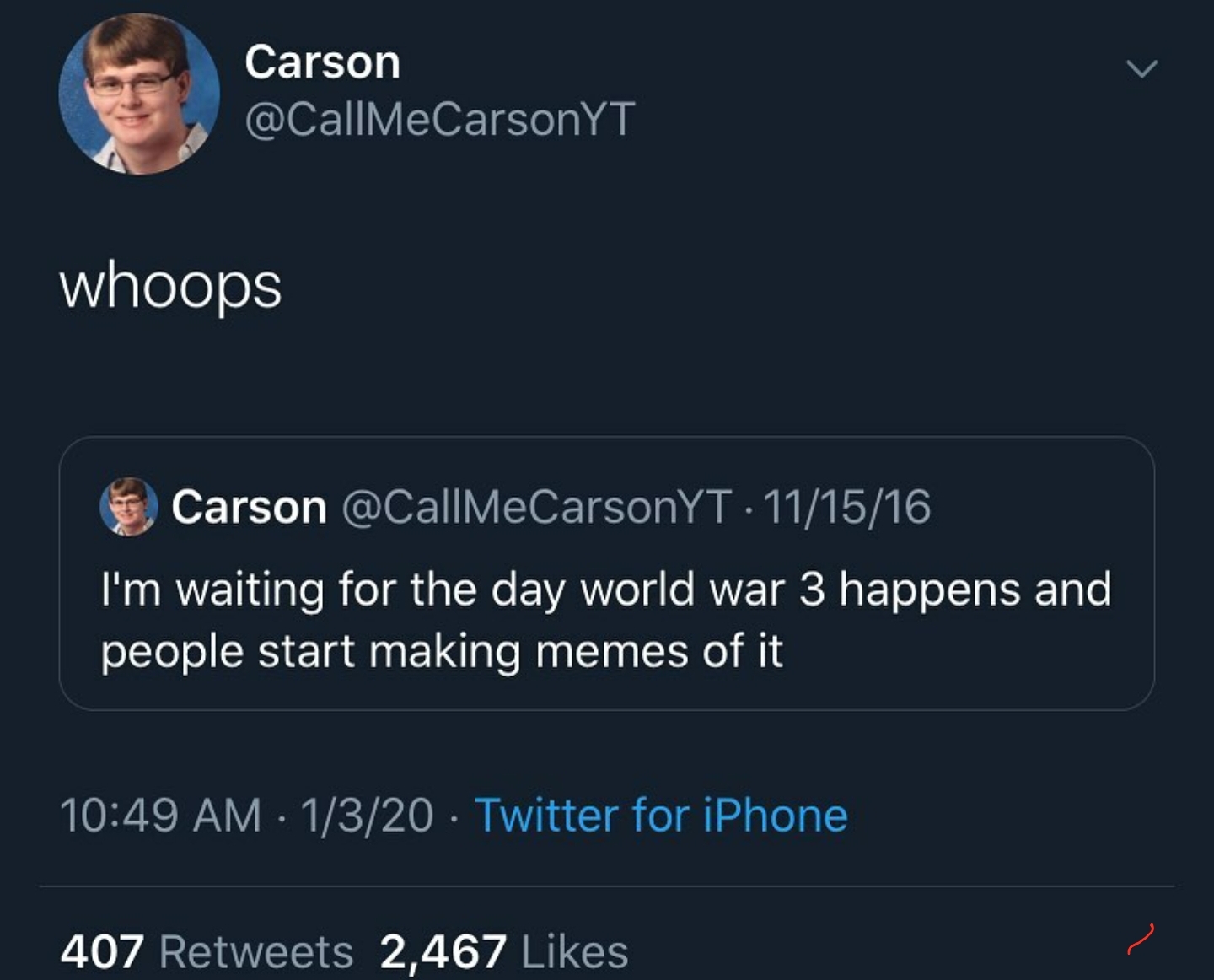 Good Job Carson | Scrolller