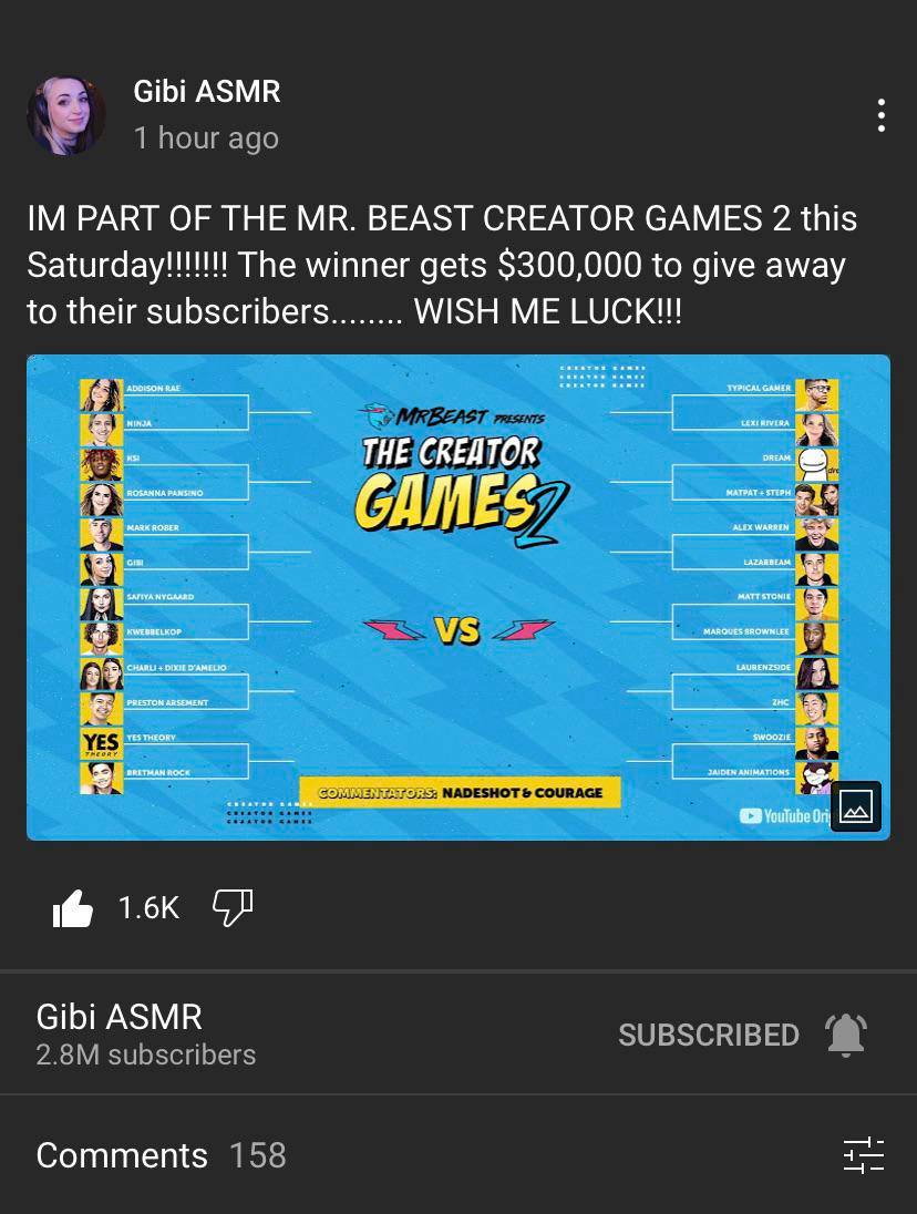 Good luck gibi 😇 | Scrolller