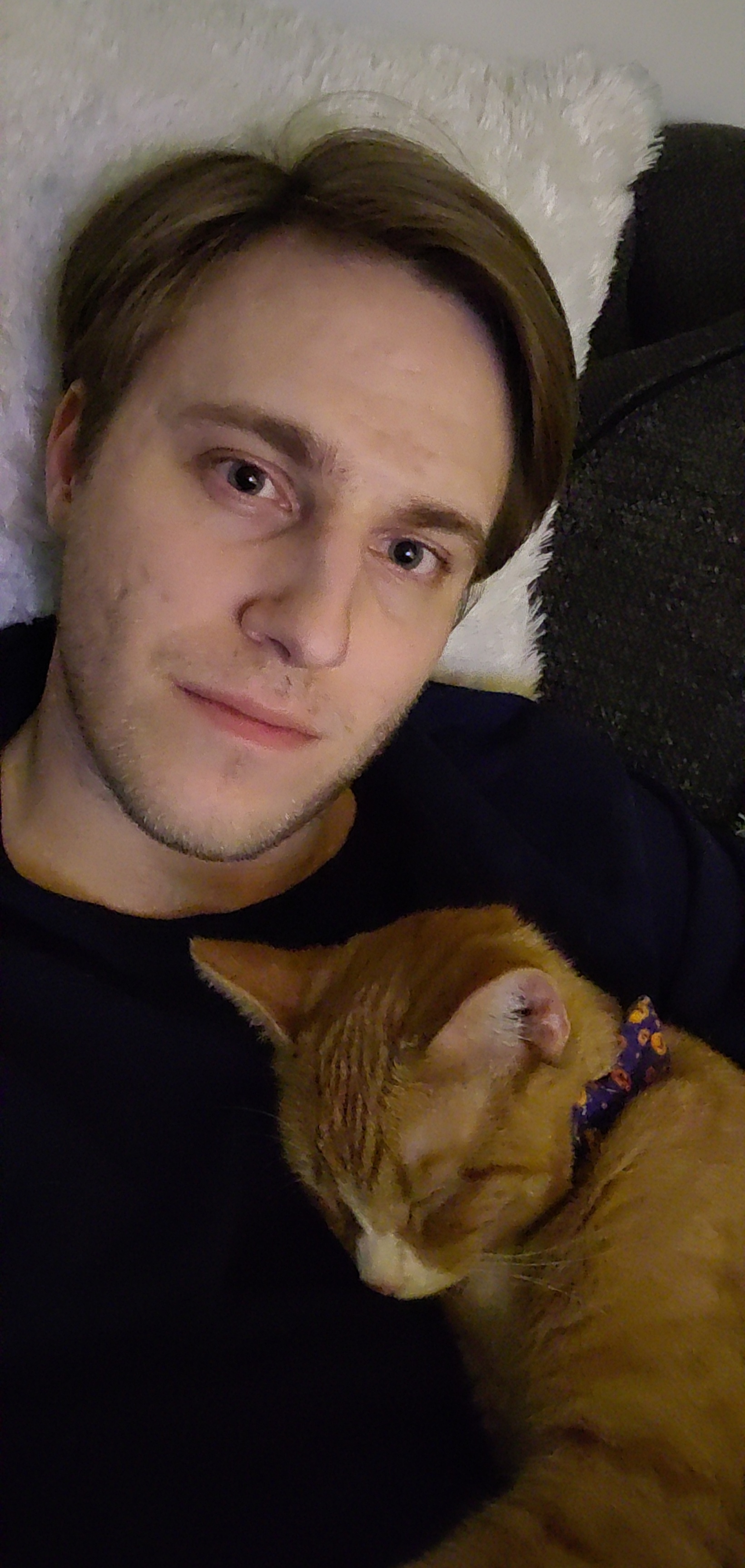 Goodnight from my sleepy boy and I 💤 | Scrolller