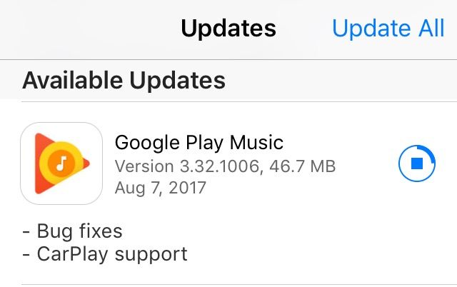 Google Play Music adds CarPlay support | Scrolller
