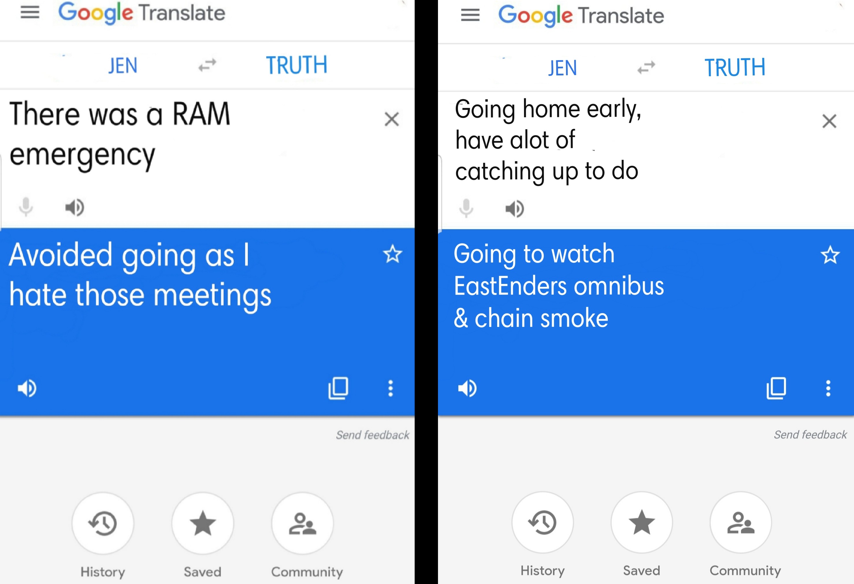 Google Translate - Jen Edition! | Scrolller