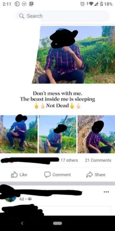 Got it? The beast inside him is sleeping. Its not dead. Don't mess with him. | Scrolller