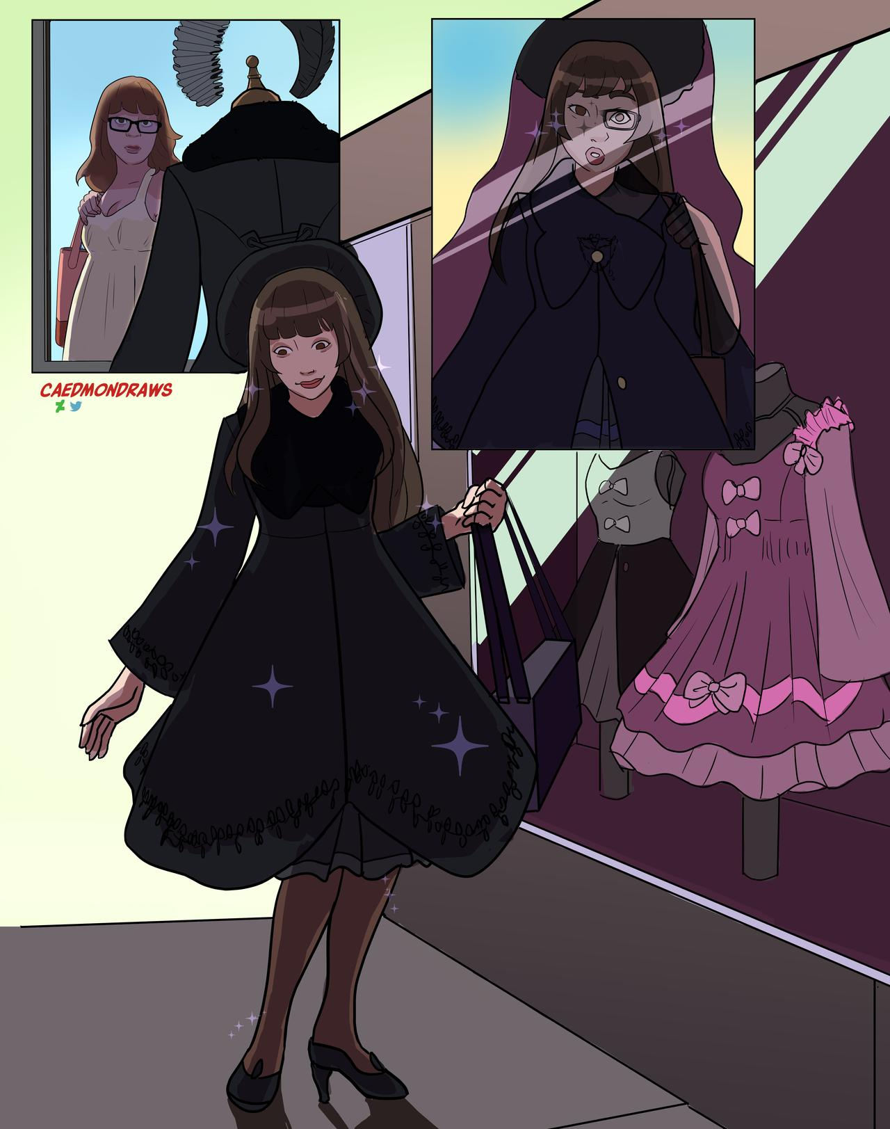Gothic Lolita Princess [F2F/FTF TF; Princessification] - CaedmonDraws | Scrolller