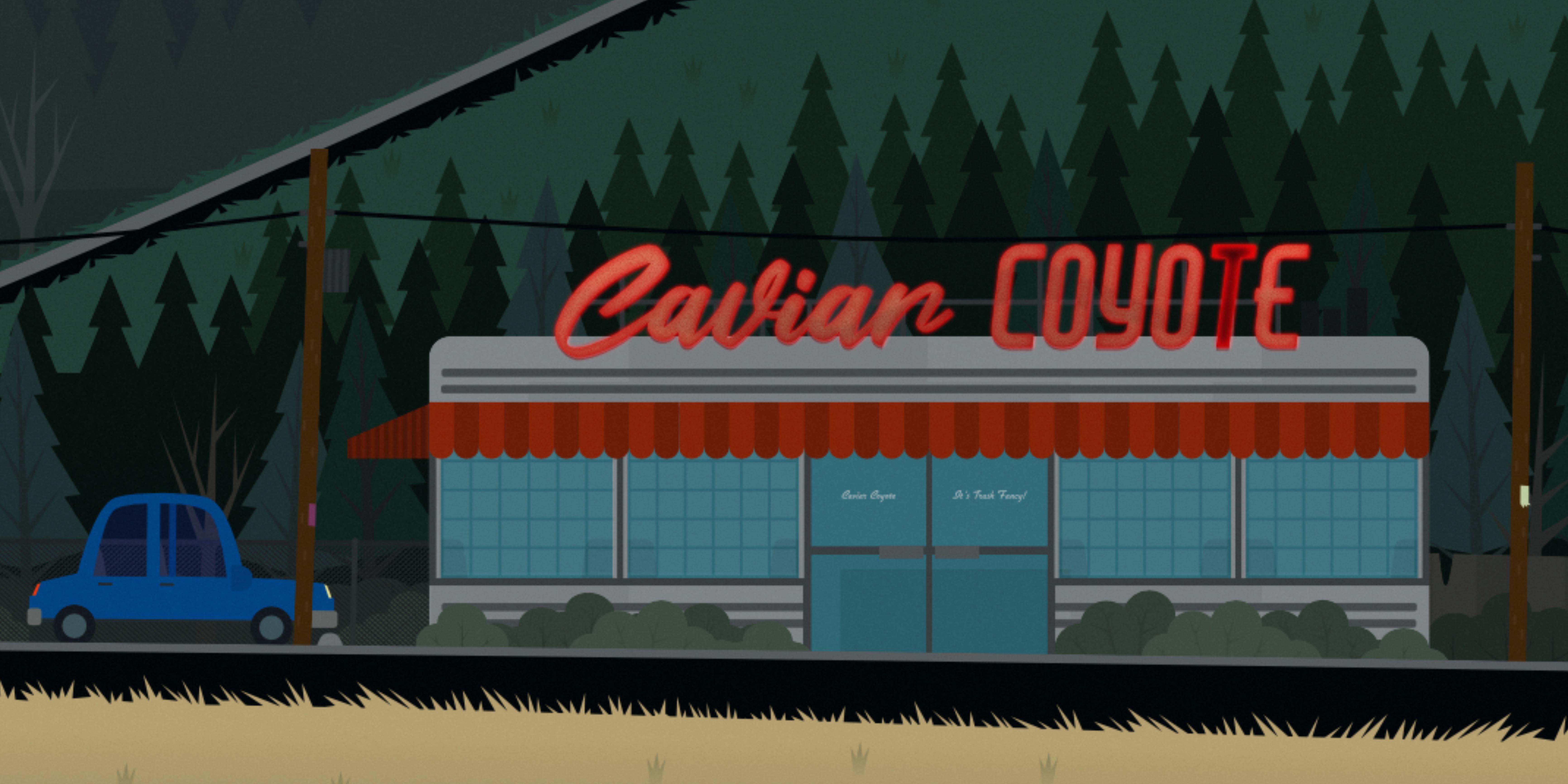Grab a bite to eat at the Caviar Coyote! | Scrolller