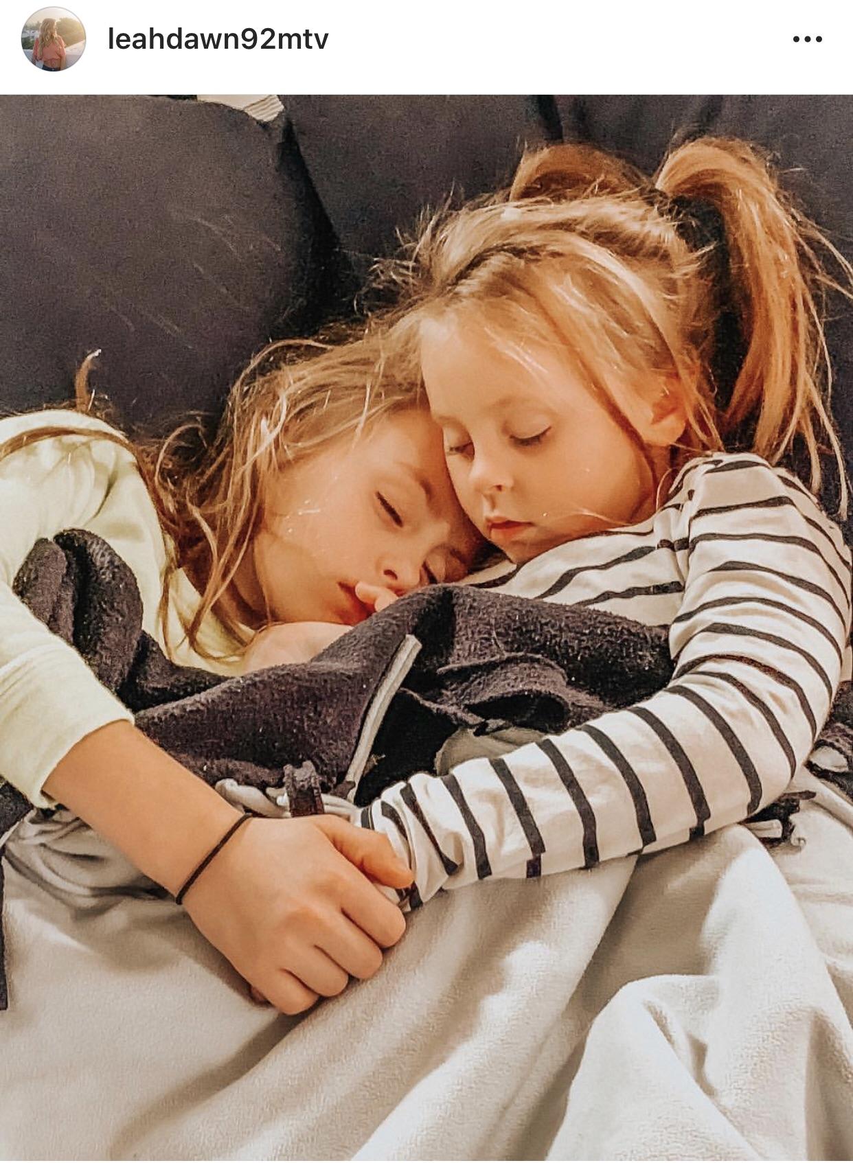 Grace and Addie Snuggling | Scrolller