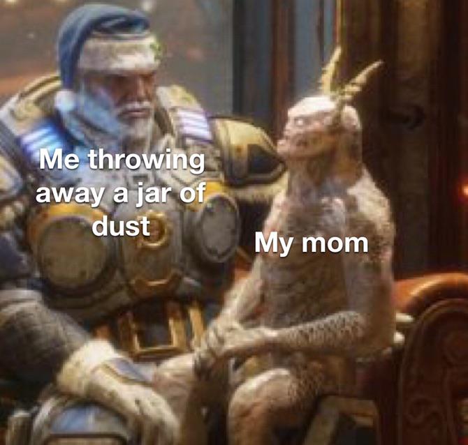 Grandma never liked dust | Scrolller