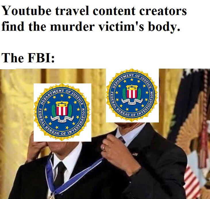 Great work, FBI. | Scrolller