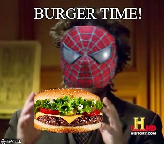 Guess it's BURGER TIME. | Scrolller
