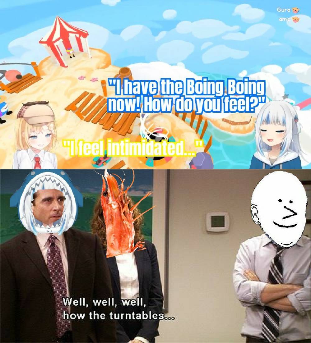 Gura with boing boings? Impossible! | Scrolller