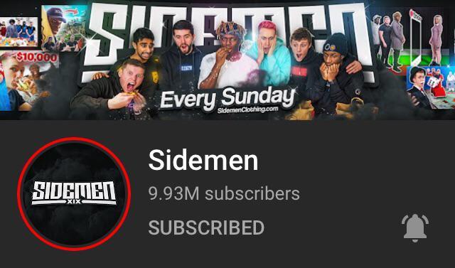 Guys we are so close for the sidemen to hit 10 mil make it happen before the end of 2020 | Scrolller