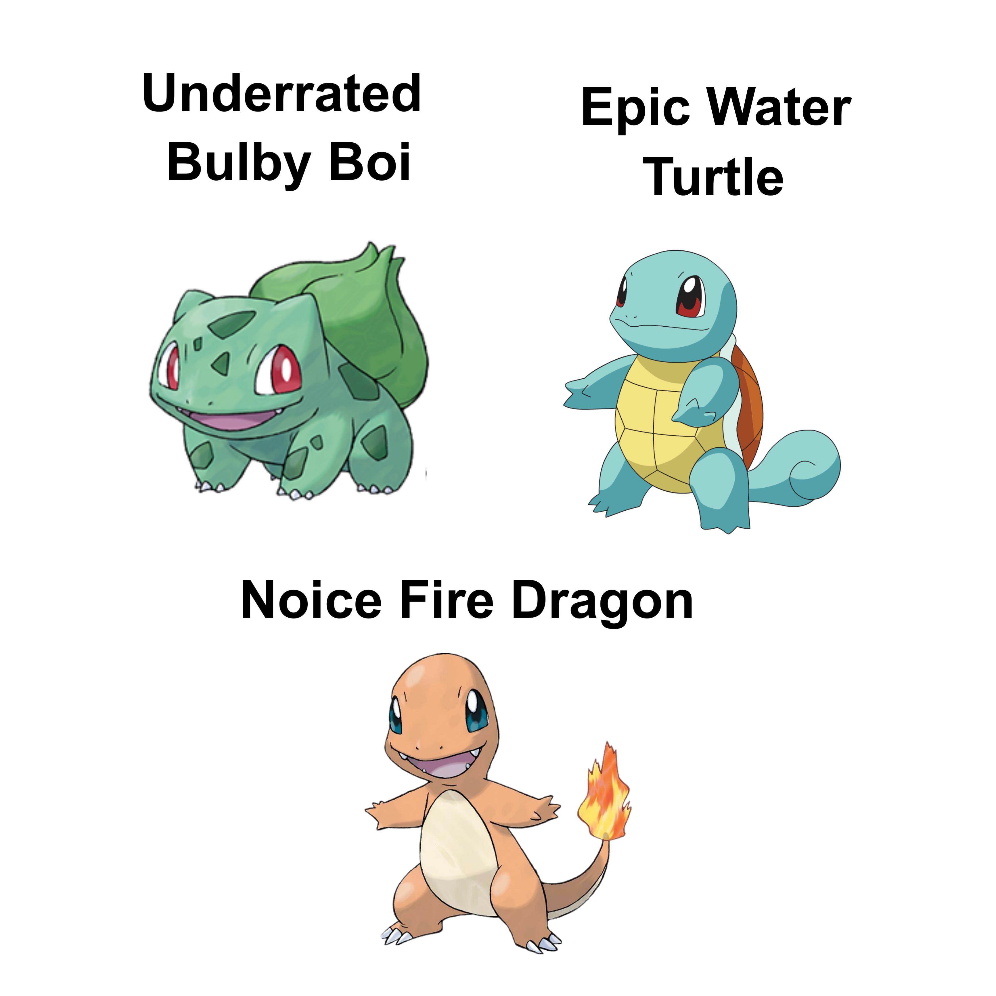 Guys Which Starter Do I Choose? (Kanto Edition) | Scrolller