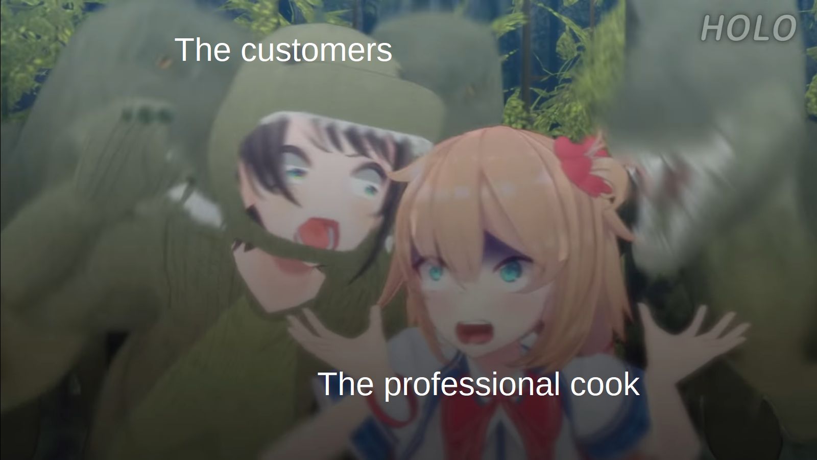 Haachama cooking vs dinosaurs | Scrolller