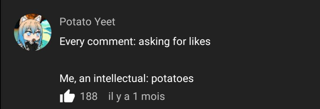 Hahaha potato | Scrolller