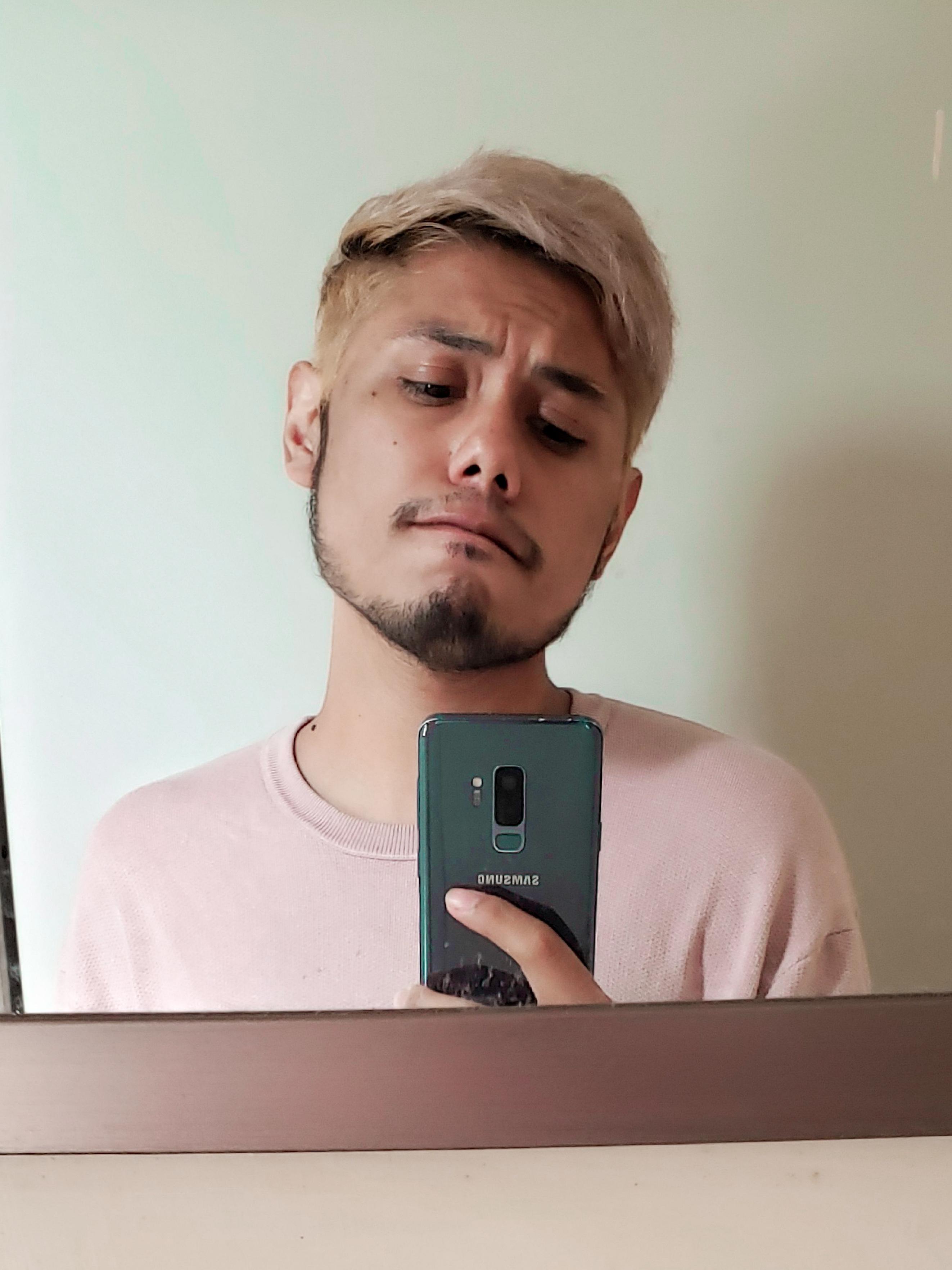 Hair color started to look funny xD | Scrolller