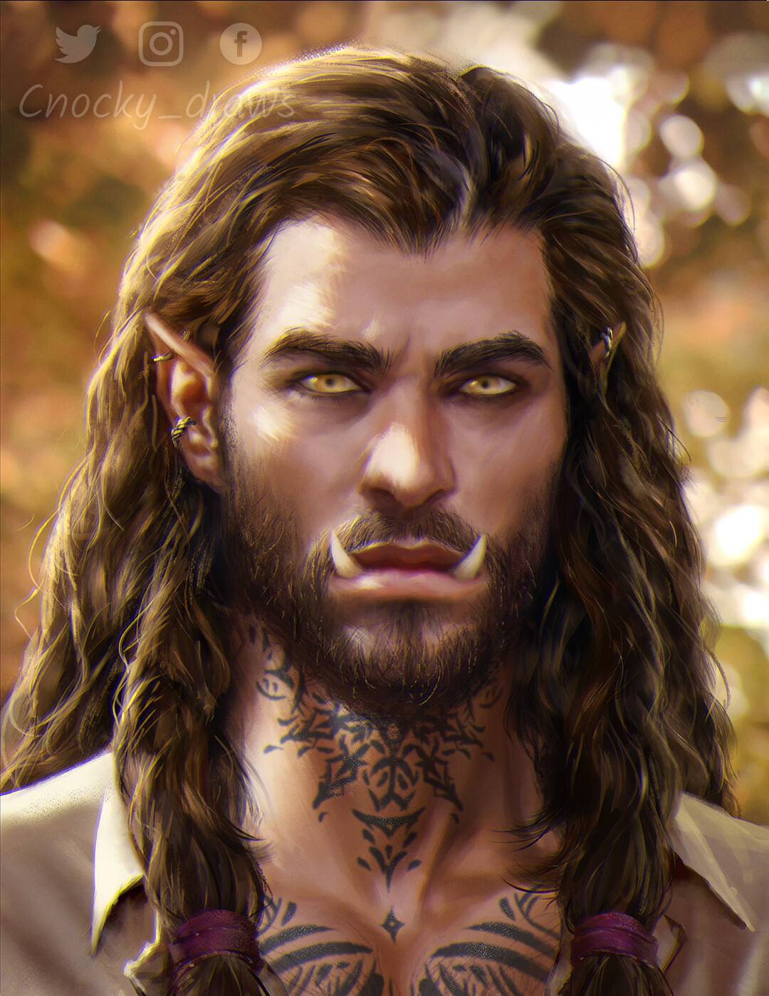 Half-orc by by Helena Cnockaert | Scrolller